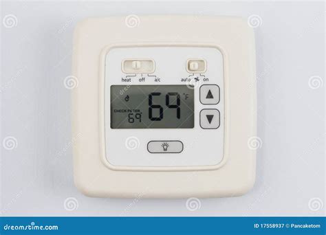 Digital Thermostat Royalty Free Stock Photography CartoonDealer Com 14463647