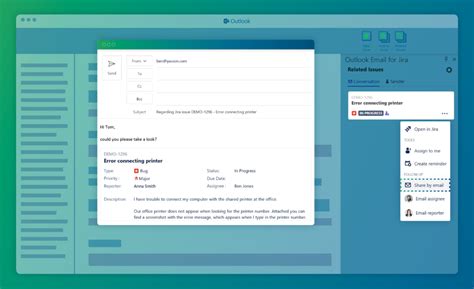 Outlook Email For Jira Yasoon