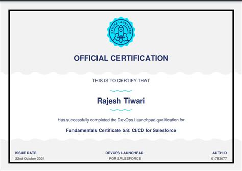 Rajesh Tiwari On Linkedin Salesforce Ci Devops Automation Salesforcecertification…