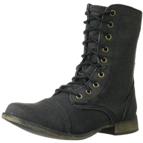 Skechers Womens Starship Spa Kle Combat Boot Combat Boots Skechers