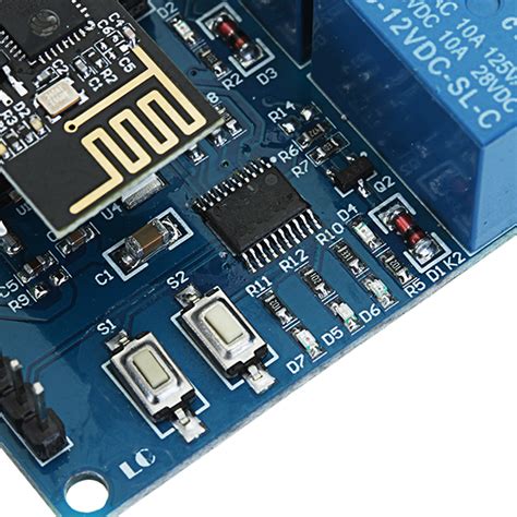 12v Esp8266 Dual Wifi Relay Module Internet Of Things Smart Home Mobile App Remote Switch
