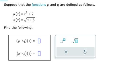 solved suppose that the functions p and q are defined as