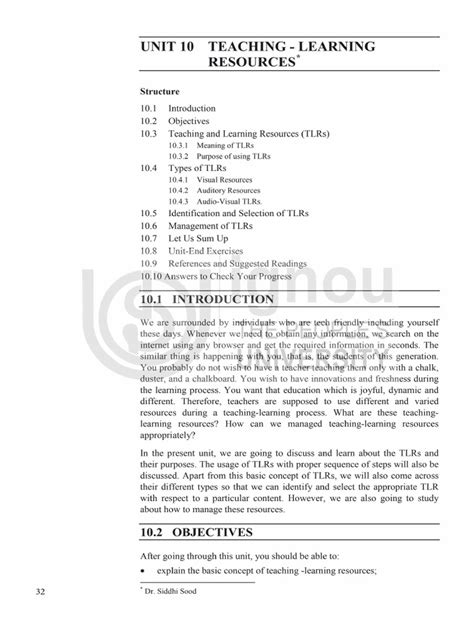 Teaching Learning Materials Pdf