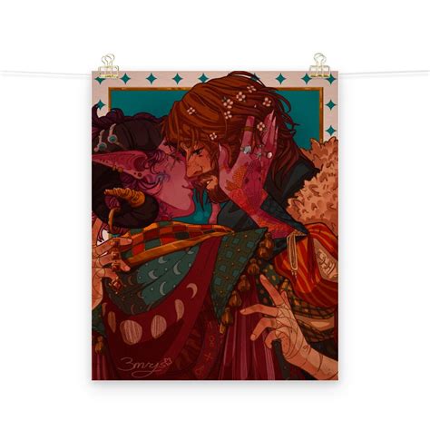 Mollymauk And Caleb Kunstdruck Witwenmauk Keusch Kunstdruck Etsy De