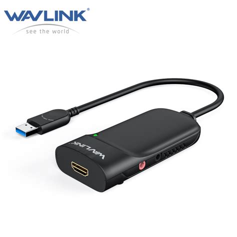 Wavlink Usb 3 0 To Hdmi Universal Video Adapter Displaylink Chips Supports Up To 6 Moniter