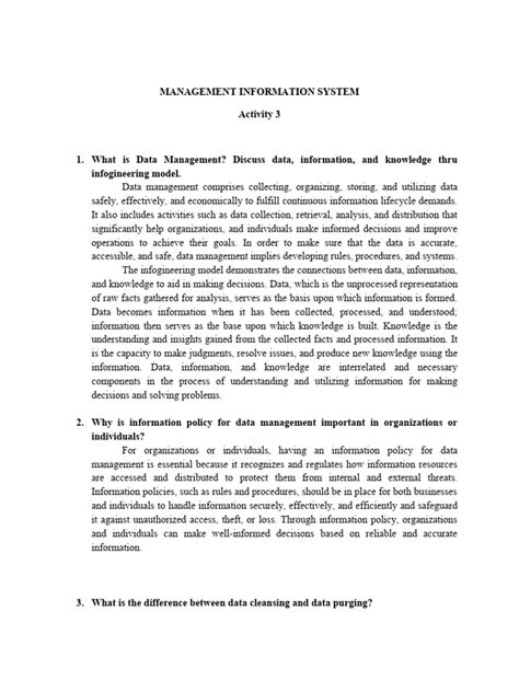 Activity 3 Data And Databases Pdf Databases Data