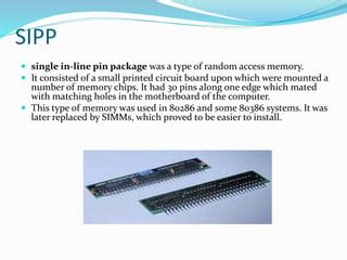 Memory Modules PPTX