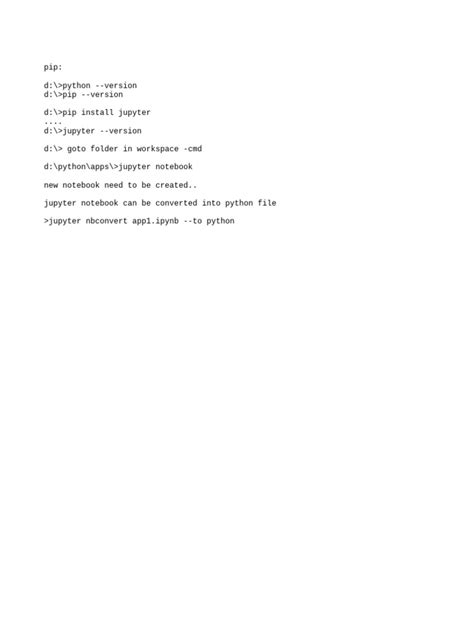 Installation Steps Jupyter Pdf