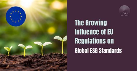 The Growing Influence Of Eu Regulations On Global Esg Standards Esg