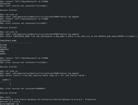 cài oracle database 21c tự động bằng sql script học devsecops chuyên sâu