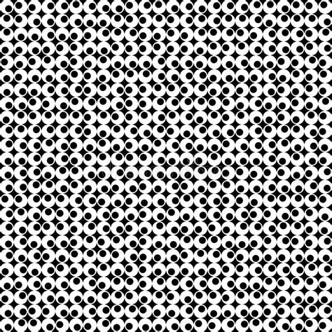 Seamless Monochrome Background Stock Vector Illustration Of Ring Geometric 84963206
