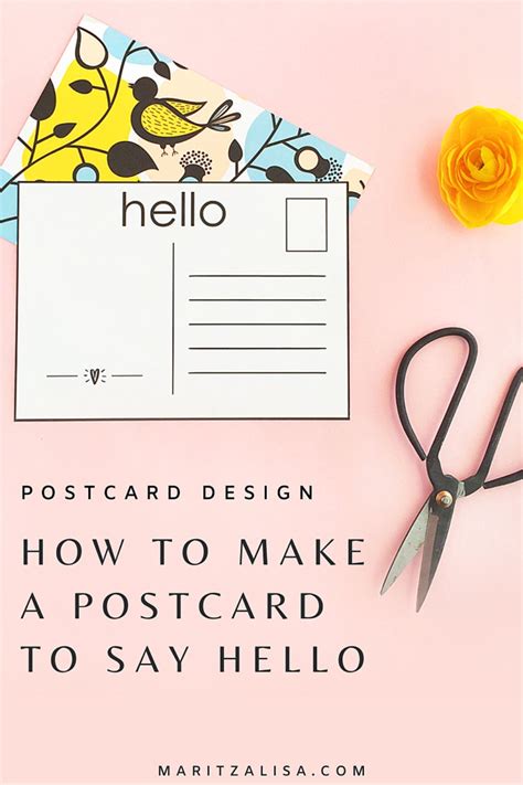 Diy Patterned Postcards