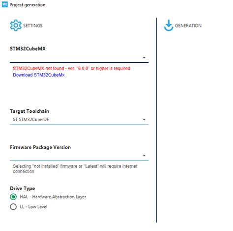 Motorbench 621 With Cube Mx Stmicroelectronics Community
