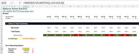 Index And Match Icaew