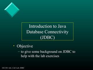 Jdbc Drivers Ppt