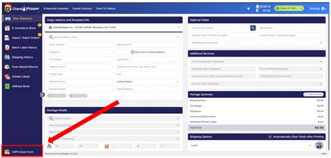 How To Print USPS Scan Form Grandshipper Com