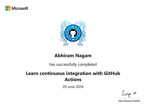 Abhiram Nagam On Linkedin Microsoftlearn Githubactions Cicd Devops Continuousintegration…