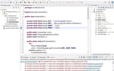 jdbc读取mysql数据在控制台显示 哔哩哔哩 bilibili