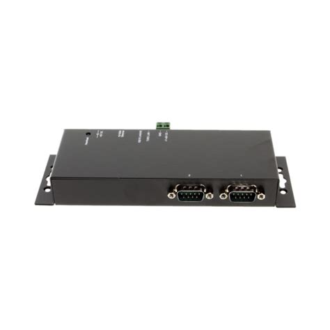 Dual Port RS To Ethernet Data Gateway TCP IP Industrial Metal Case Coolgear