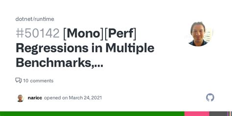 Mono Perf Regressions In Multiple Benchmarks Systemlinq Systemcollections · Issue 50142