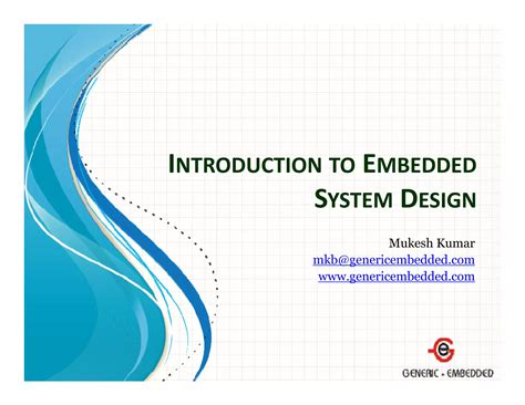 introduction to embedded system design pdf computing technology