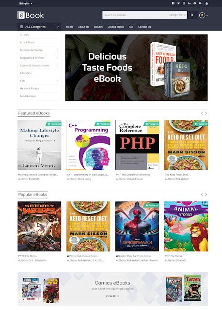 EBook Laravel CMS With Source Code