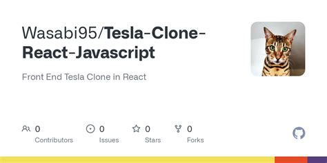 github wasabi95 tesla clone react javascript front end tesla clone