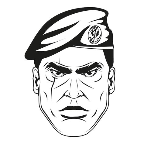 Sketch Man In Army