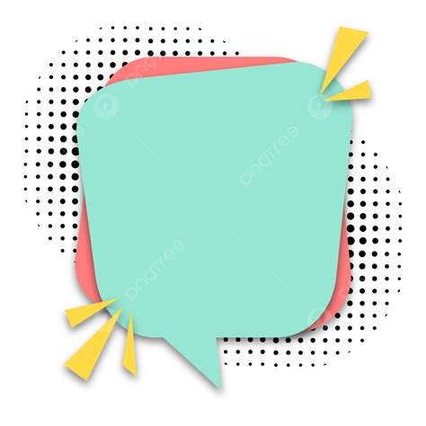 Colorful Thought Bubble
