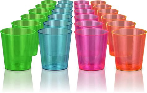 Colourful Vodka Plastic Shot Glasses Disposable Shot Glasses Bulk
