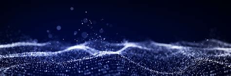 동적 파란색 입자 파 미래지향적 인 포인트 웨이브 플로우 디지털 구조 데이터 기술 배경 3d 렌더링 3차원 형태에 대한 스톡