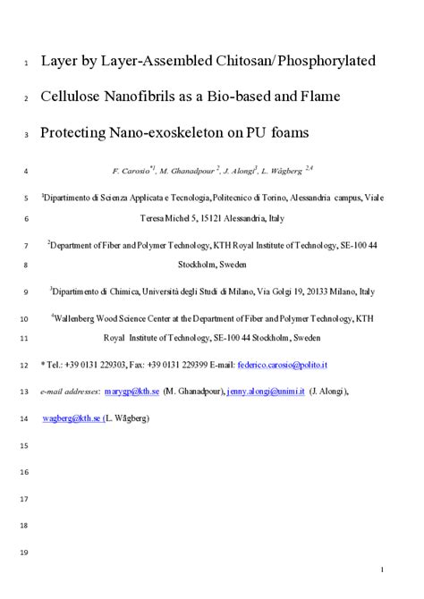 Pdf Layer By Layer Assembled Chitosanphosphorylated Cellulose