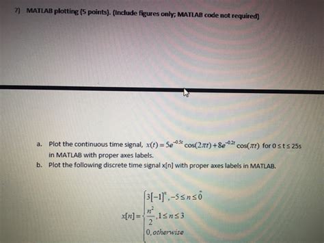 solved matlab plotting include figures only matlab code