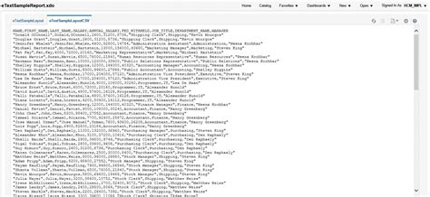 Generating An Output File With Csv Extension From An E Text Template