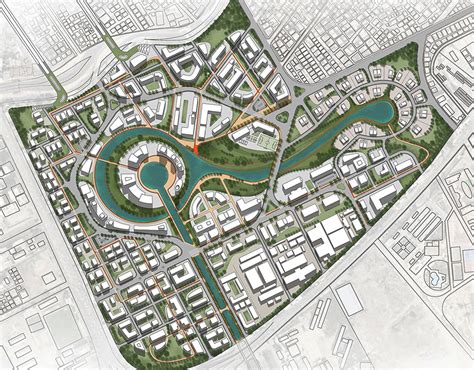 El Deresa Master Plan Urban Development Behance
