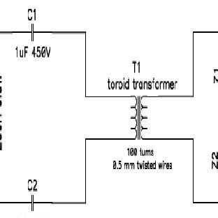 Schematic Diagram For The Coupling Circuits Download Scientific Diagram