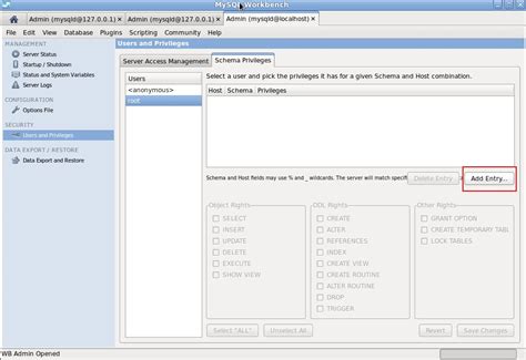 how do i give a single user permissions over a schema in mysql