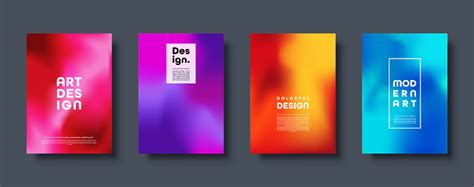 네온 레드 그린 블루 퍼플 옐로우 및 핑크 그라데이션과 다채로운 현대 추상 적 배경 동적 색상 흐름 포스터 배너 벡터 일러스트레이션 0명에 대한 스톡 벡터 아트 및 기타