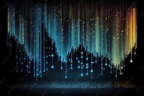 Premium Photo Abstract Big Data Flow Background