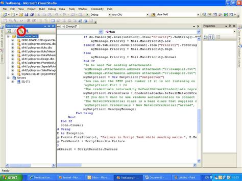 Wisnu Jati Wijaya Cara Koneksi Database SQL Server Ke VB Net