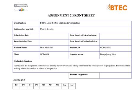 Assignment 2 For Security 1623 Assignments Network Security Docsity