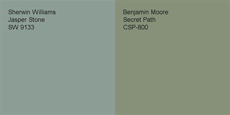 Sherwin Williams Jasper Stone Vs Benjamin Moore Secret Path Comparison