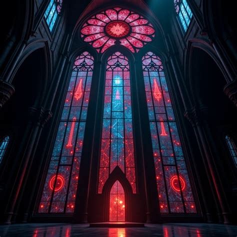 Free Data Cathedral Illuminated Image Gothic Cathedral Stained