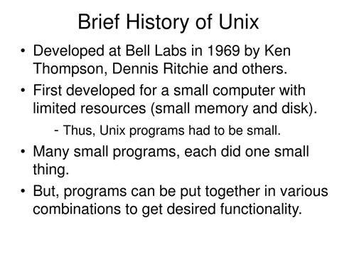 Ppt Day 1 Introduction To Unix Powerpoint Presentation Free Download