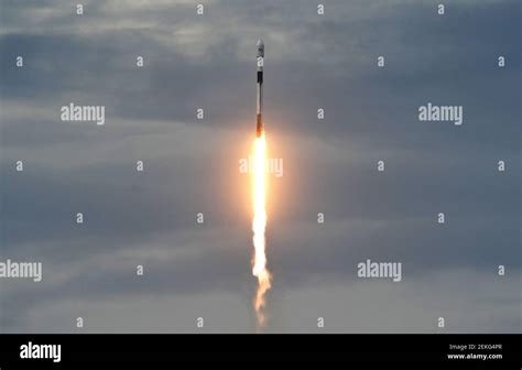 A Spacex Falcon 9 Rocket Carrying The Saocom 1b Earth Observation