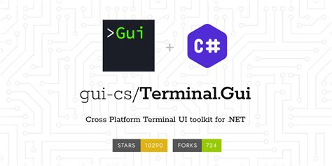 terminal gui terminal gui 是一个基于 的跨平台终端用户界面库，它允许开发者使用 c 创建终端应用程序，而