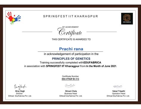 Prachi Rana On Linkedin Edufabrica Iitkharagpur Thanku