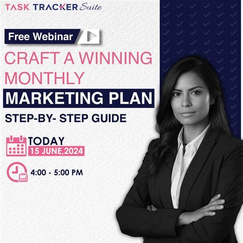 Task Tracker Suite On Linkedin Tasktracker Freewebinar Marketingplan Marketinggoal