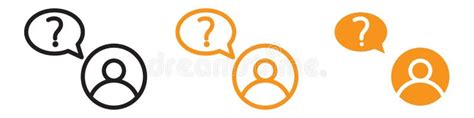 Inquisitive Person Asking Question Icon For Communication And Inquiry Graphics Ideal For