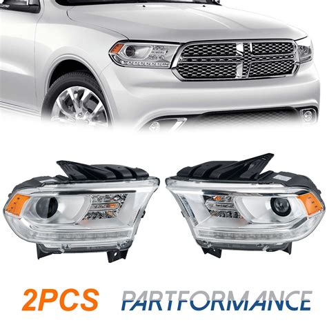 Hid Headlight Assembly W Drl For Dodge Durango 2016 2020 Driver